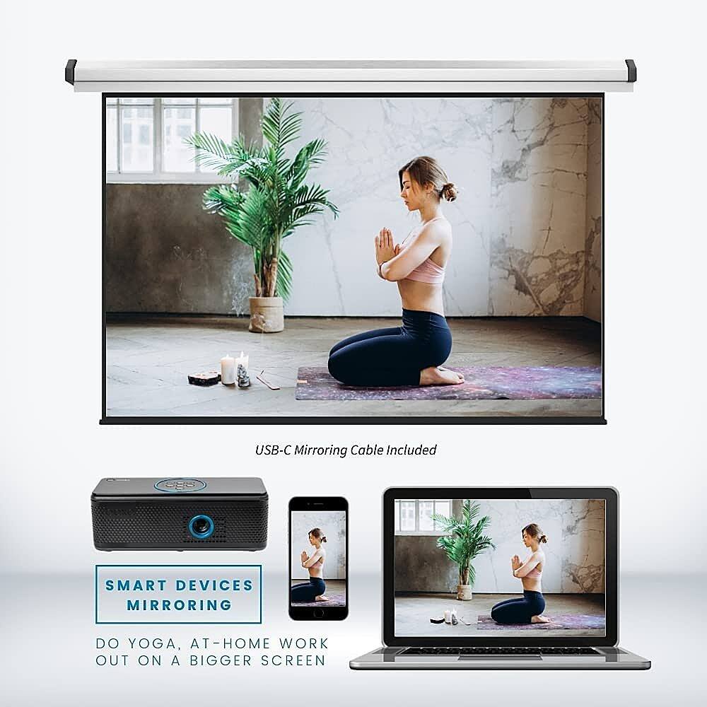 AAXA BP1 Bluetooth Speaker Projector with Battery Power Bank, BT 5.0 ...