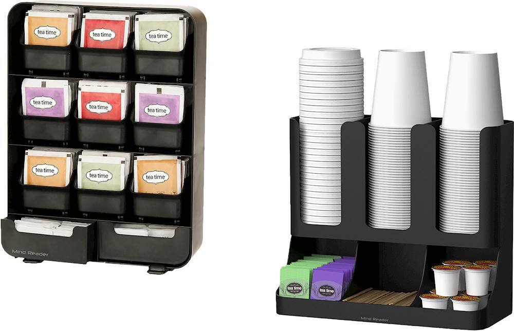 Best Buy: Mind Reader 11-Drawer Tea Bag Organizer and 6-Compartment ...