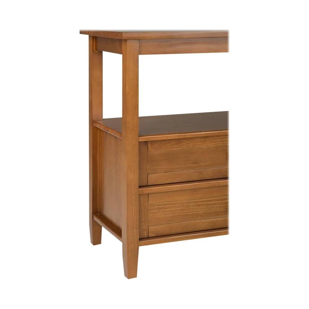 Simpli Home Warm Shaker SOLID WOOD 60 inch Wide Transitional Wide ...