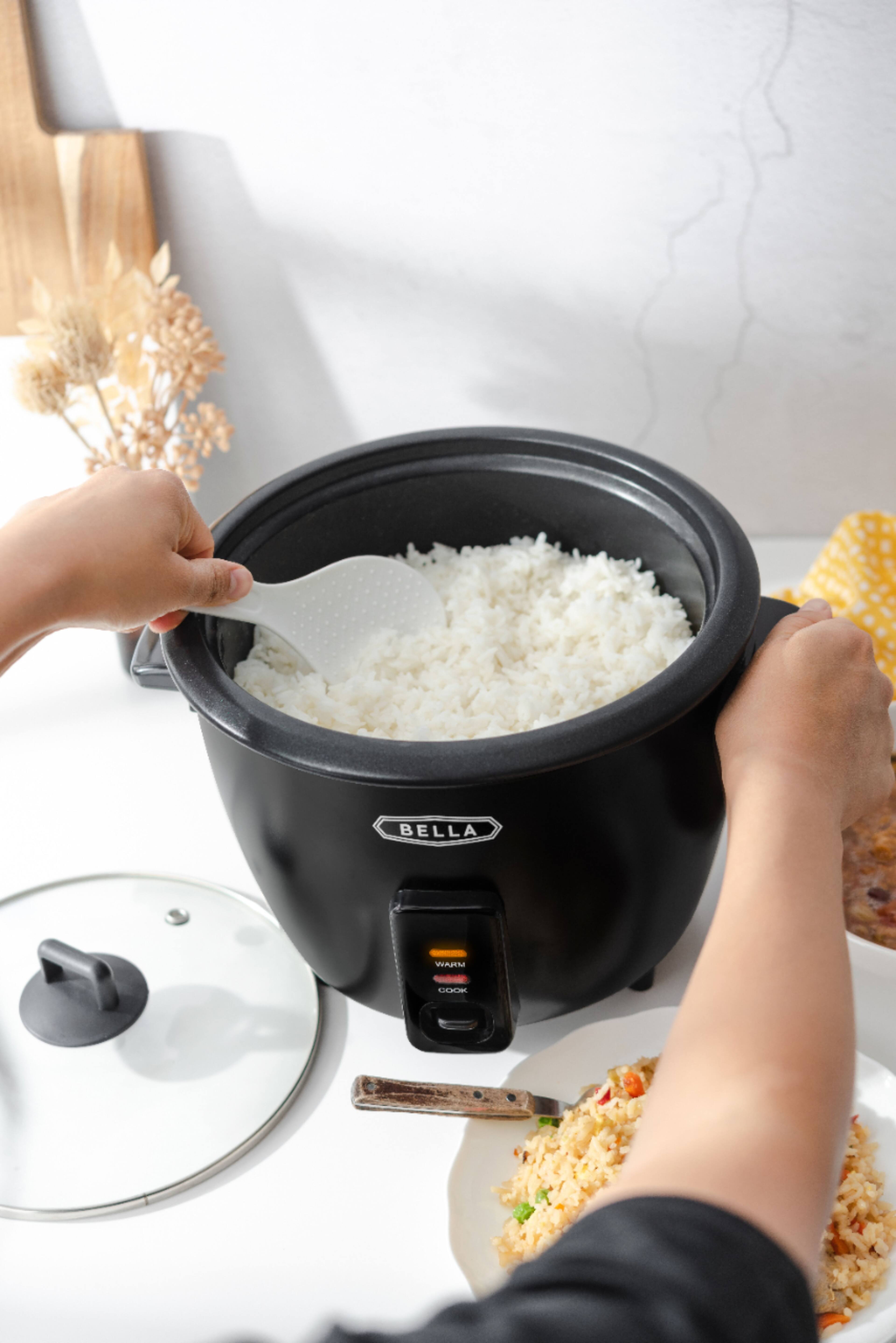 Bella 16 Cup Manual Rice Cooker Black 17169 - Open Box - Best Buy