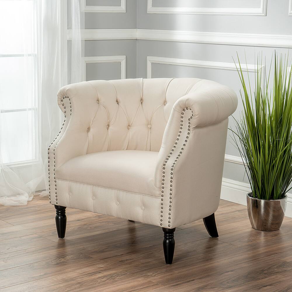 Best Buy: Noble House Tacoma Club Chair Beige 299497