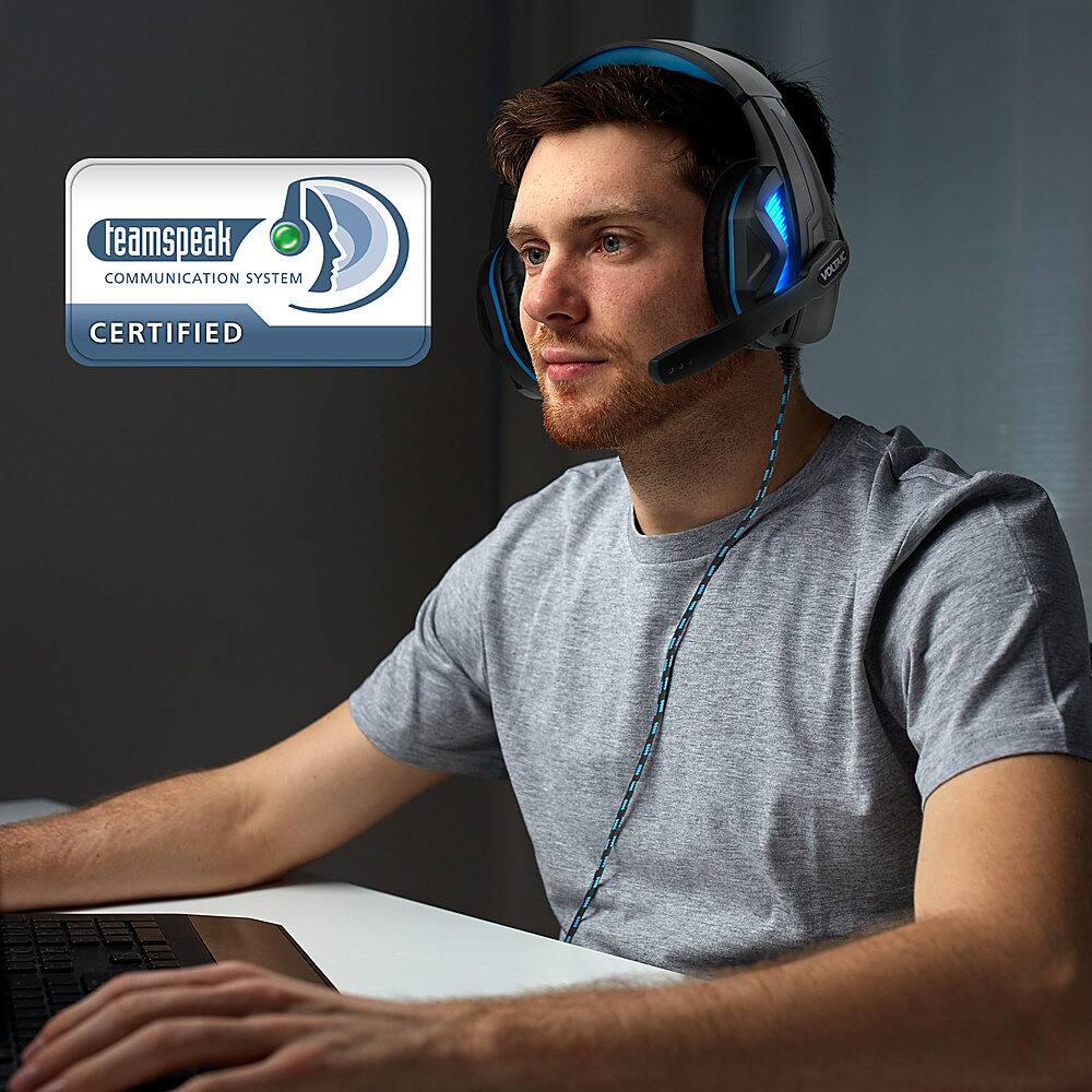 Best Buy: ENHANCE Voltaic Computer Gaming Headset 7.1 Surround Sound ...