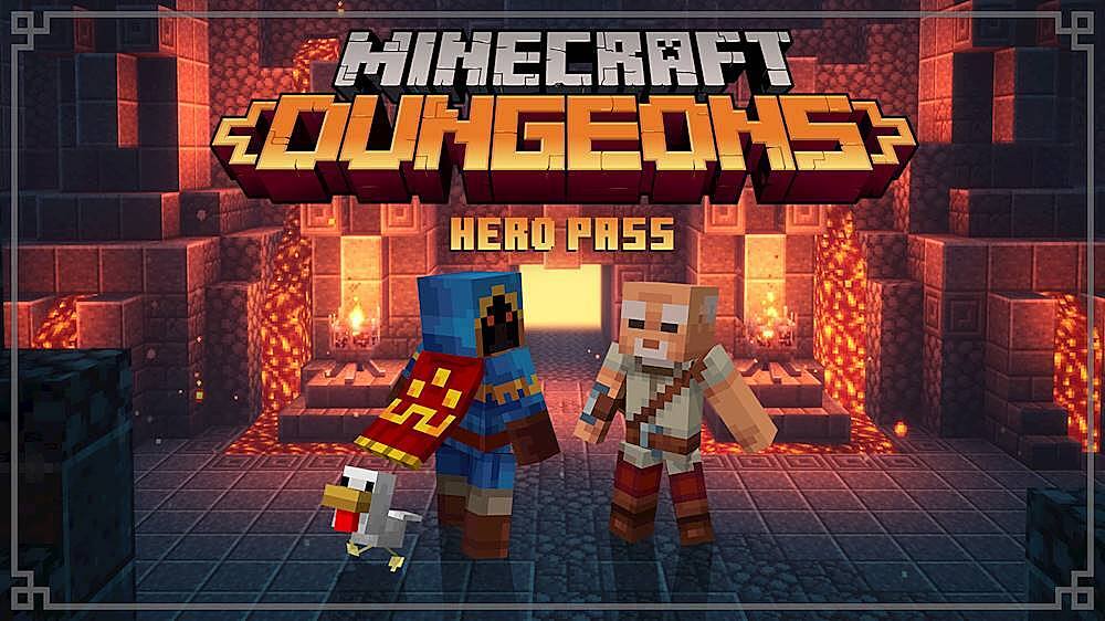Minecraft Dungeons Hero Pass DLC Nintendo Switch, Nintendo Switch Lite ...