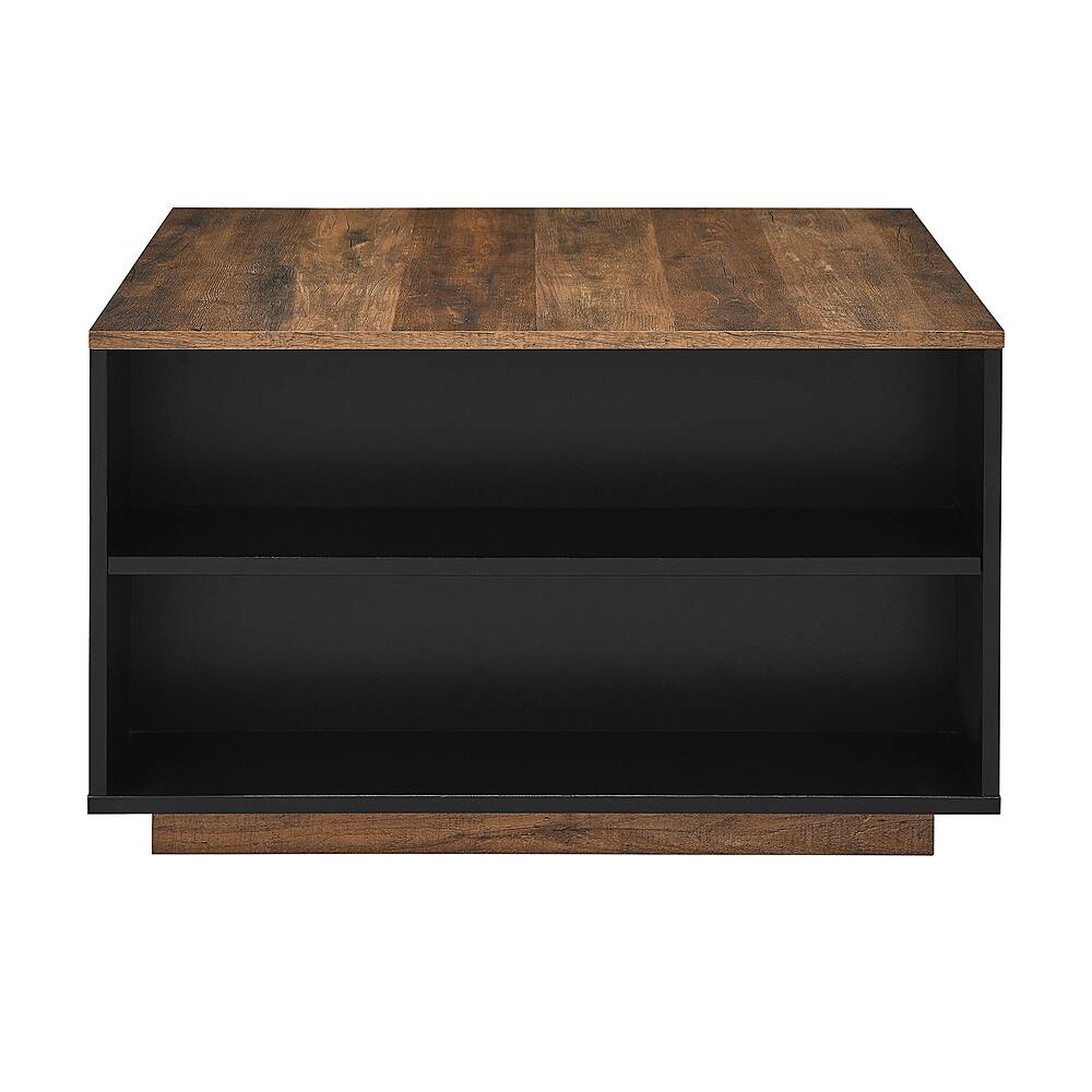 Best Buy: Walker Edison 30" Square Coffee Table Reclaimed Barnwood ...