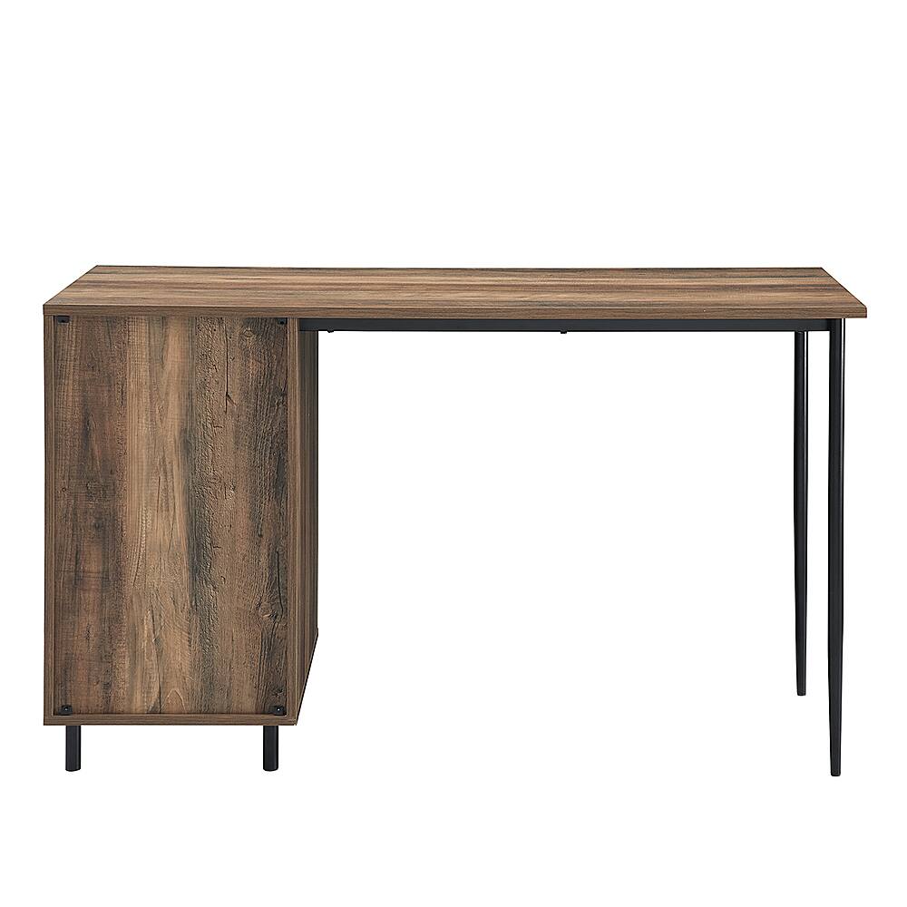 Best Buy: Walker Edison Rustic Farmhouse 3 Drawer Computer Desk Rustic ...