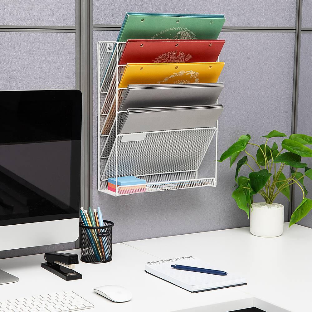 Customer Reviews: Mind Reader 5-Tier Vertical File Storage, Desktop ...