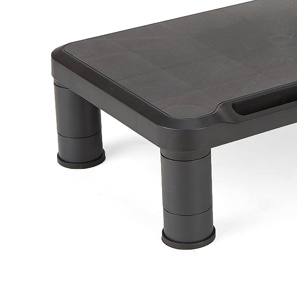 Best Buy: Mind Reader Small Monitor Stand Durable Plastic SMPLMON-BLK