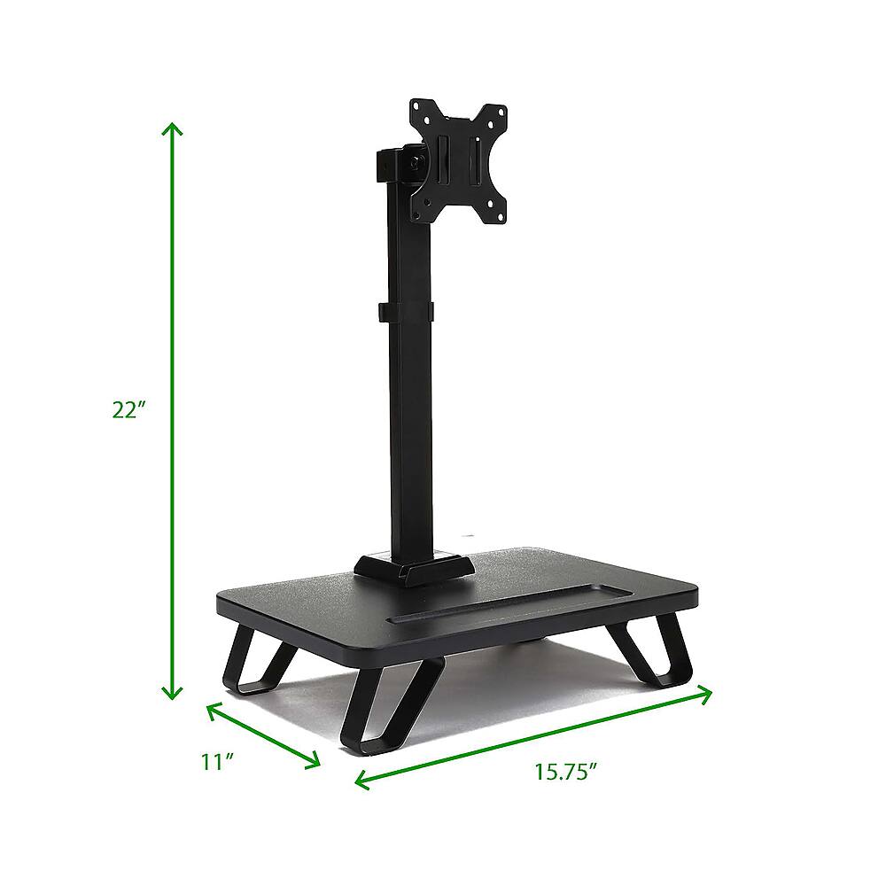 Best Buy: Mind Reader Single LCD Monitor Desk Stand Black MONARM-BLK