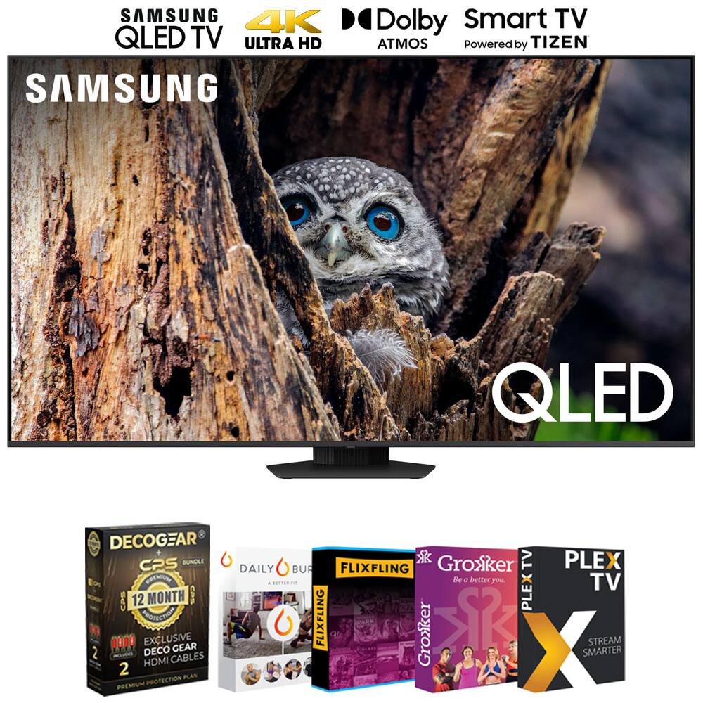 Samsung 50" QLED 4K TV (2024) + 12 Months Protection & Movies Streaming ...