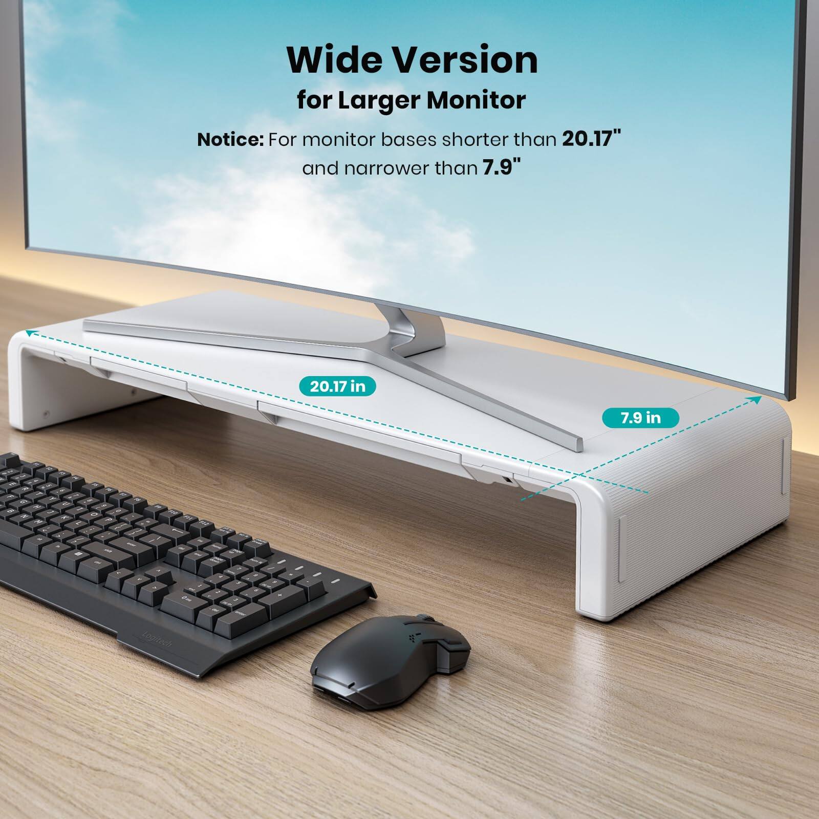 ThinkLink Electronic Monitor Stand Riser Klearlook Foldable Height ...