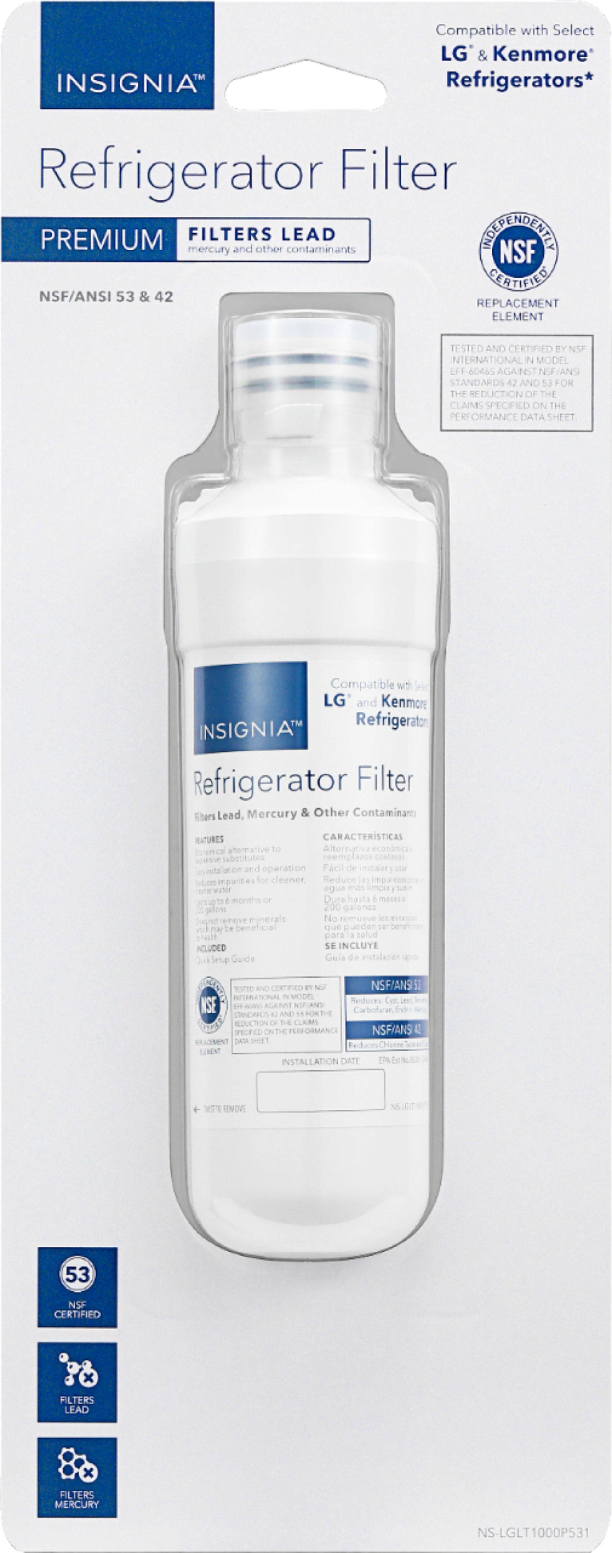 Customer Reviews: Insignia™ NSF 42/53 Water Filter Replacement for ...