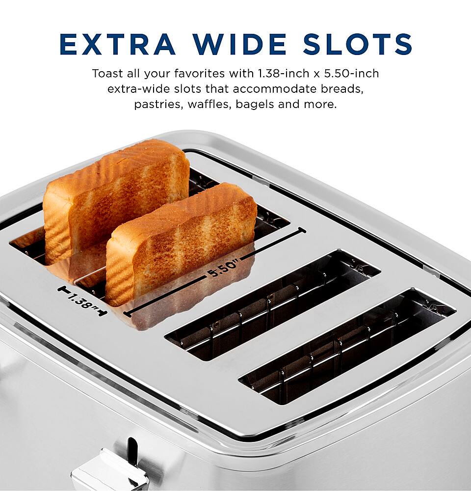 GE 4 Slice Toaster Stainless Steel G9TMA4SSPSS - Best Buy