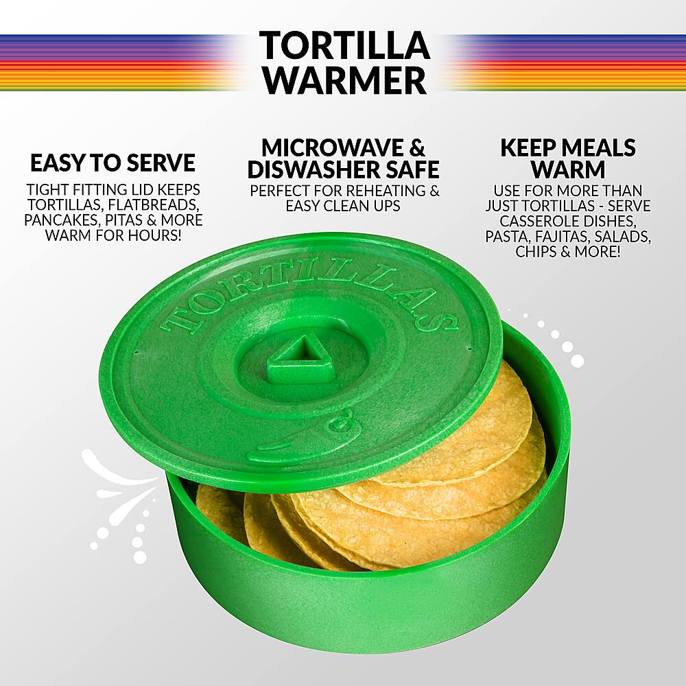 Best Buy: Taco Tuesday TTTW8GR Tortilla Warmer Green TTTW8GR
