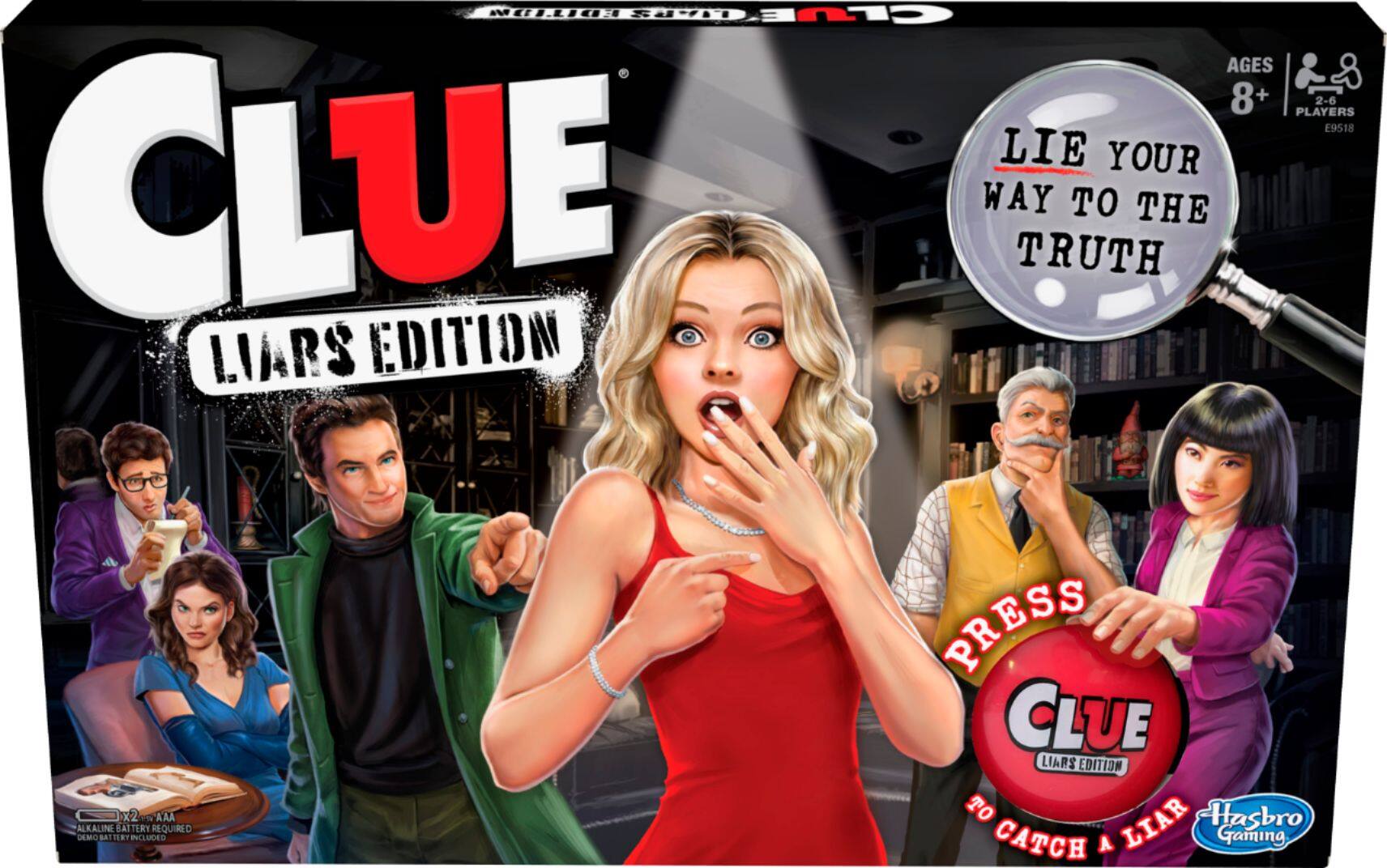 Hasbro Gaming Clue Liars Edition Game E9518 - Best Buy