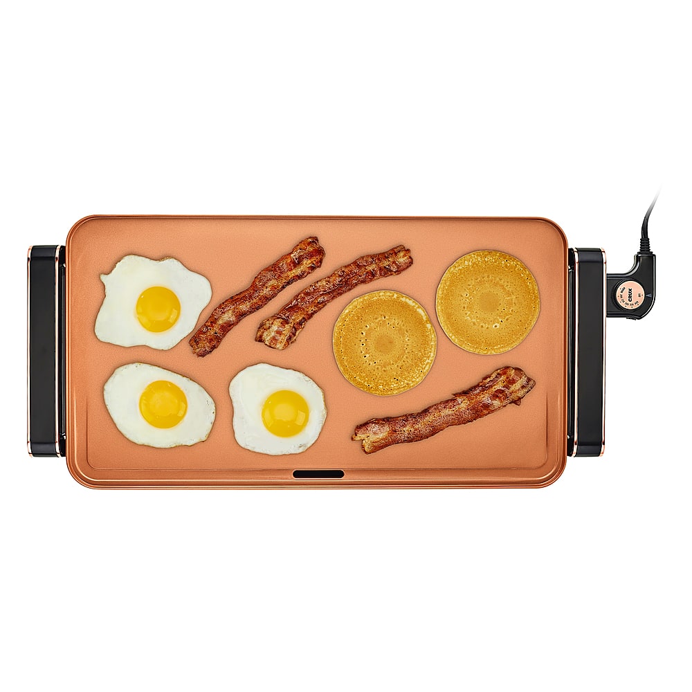 Best Buy: Sensio CRUX 22" Extra Large Electric Griddle Black and Copper ...