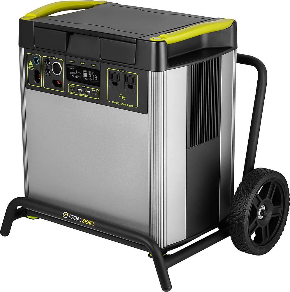 Best Buy: Goal Zero Yeti 6000X Battery-Powered Portable Generator (6010 Wh Capacity) Silver ...