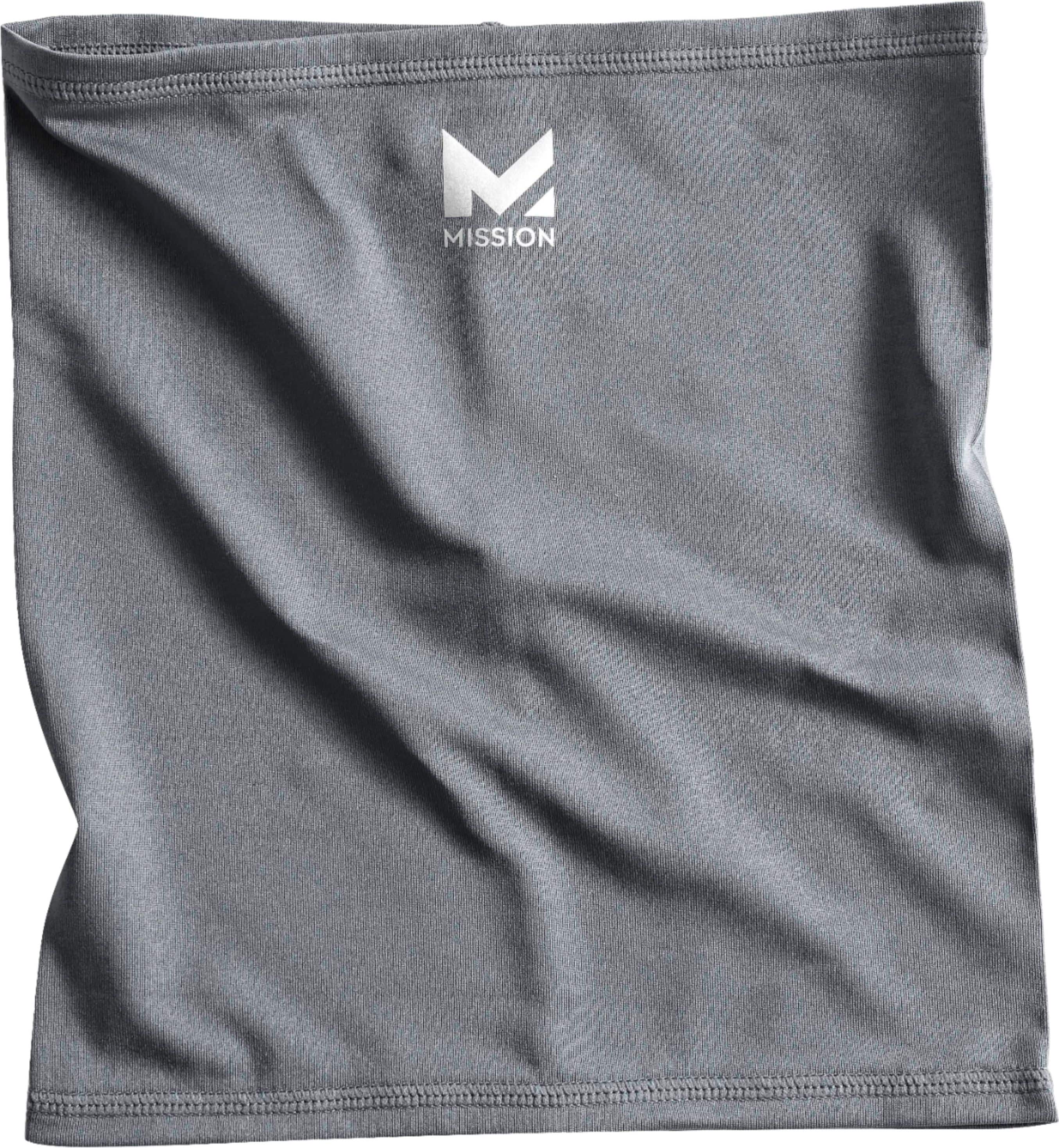 Best Buy: Mission Cooling Neck Gaiter Face Mask Charcoal 5142