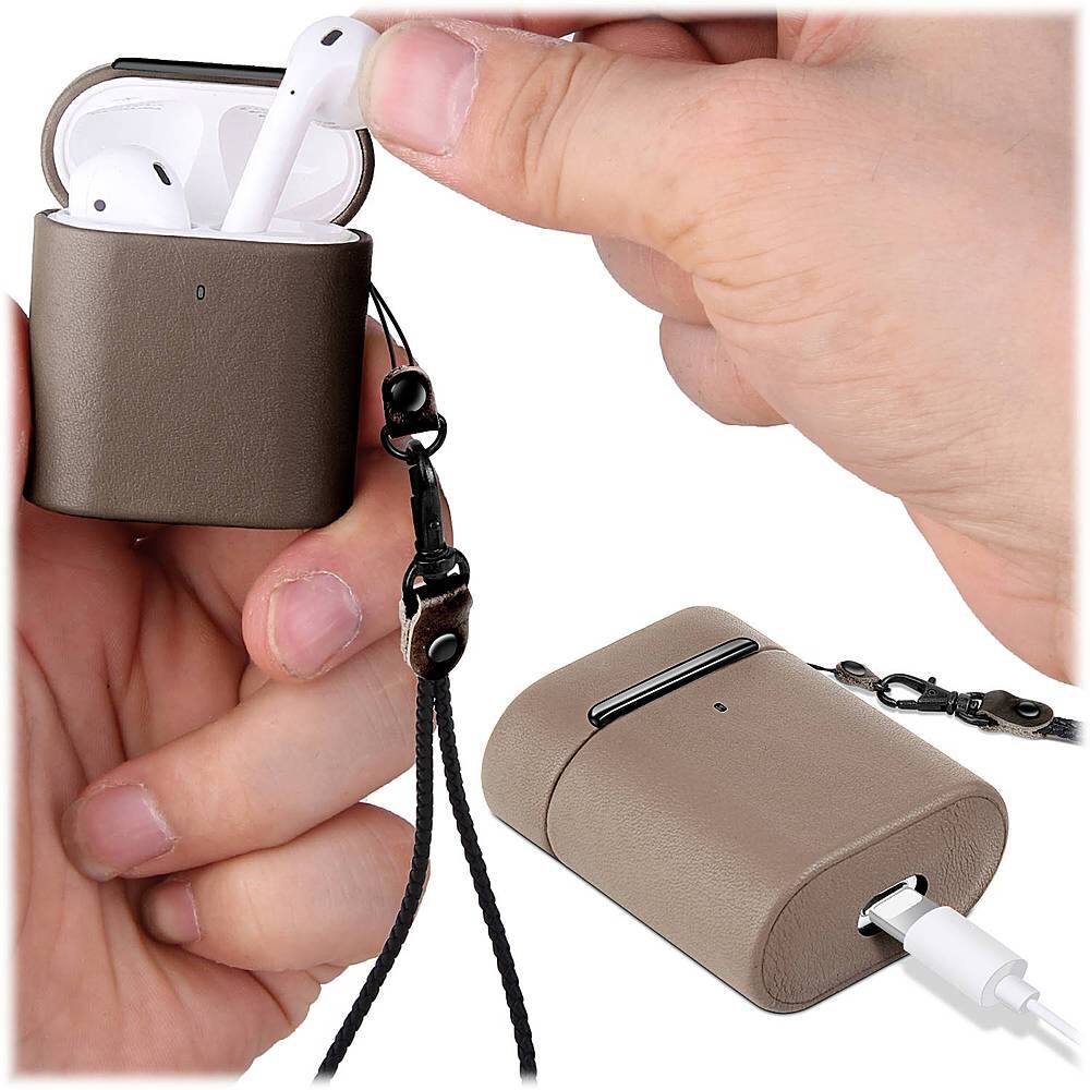 Customer Reviews: SaharaCase Retro Leather Case for Apple AirPods (1st ...