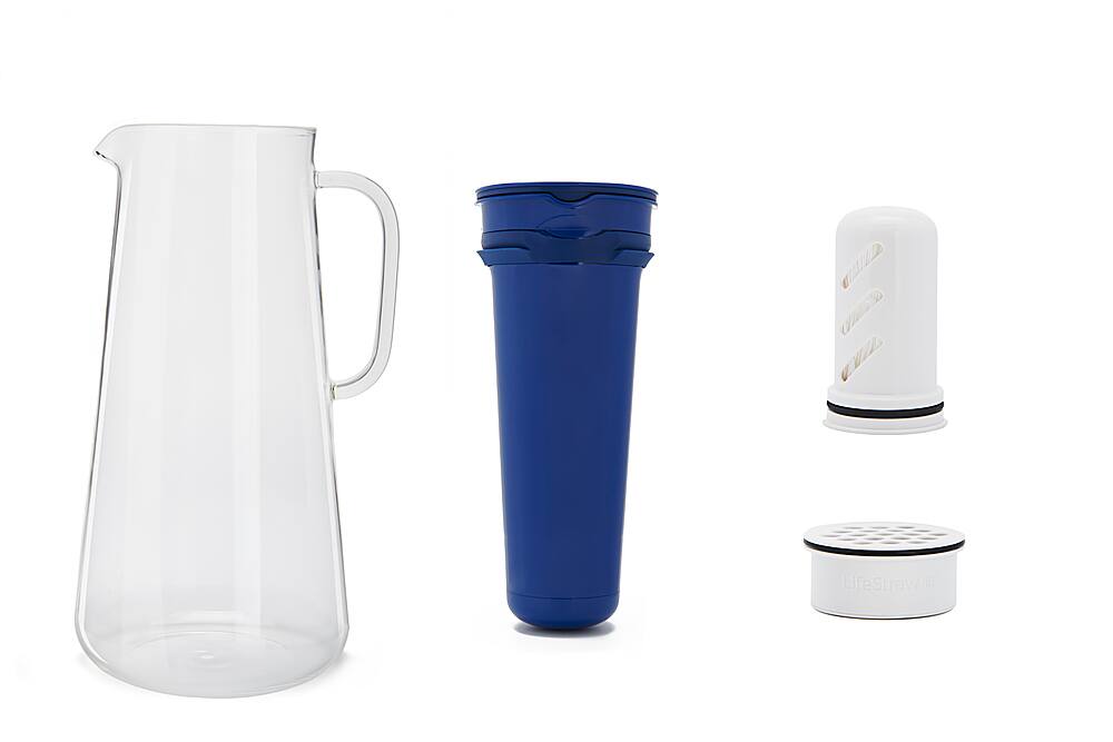 Customer Reviews: Lifestraw Home Glass 7 Cup Glass Cobalt LSH7GLBL07 ...