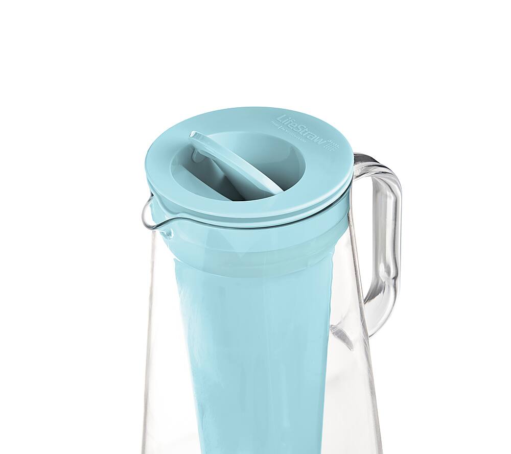 Best Buy: Lifestraw Home 7 Cup Plastic Water Pitcher Plastic Aqua ...