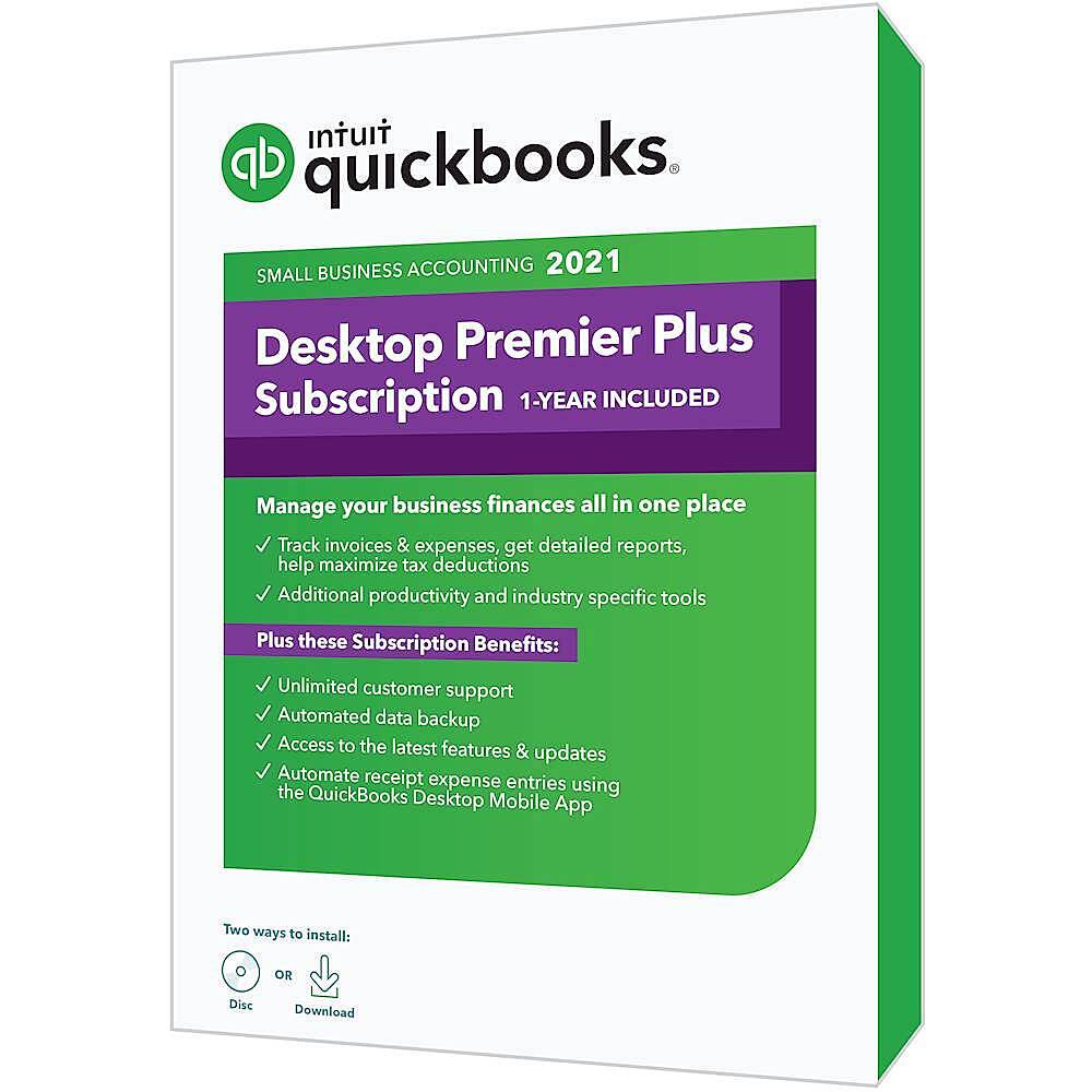 Best Buy: Intuit QuickBooks Desktop Premier Plus 2021 (1-Year ...