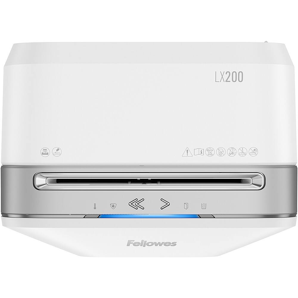 Fellowes LX200, 12 Sheet Micro Cut Paper Shredder White 5015101 - Best Buy