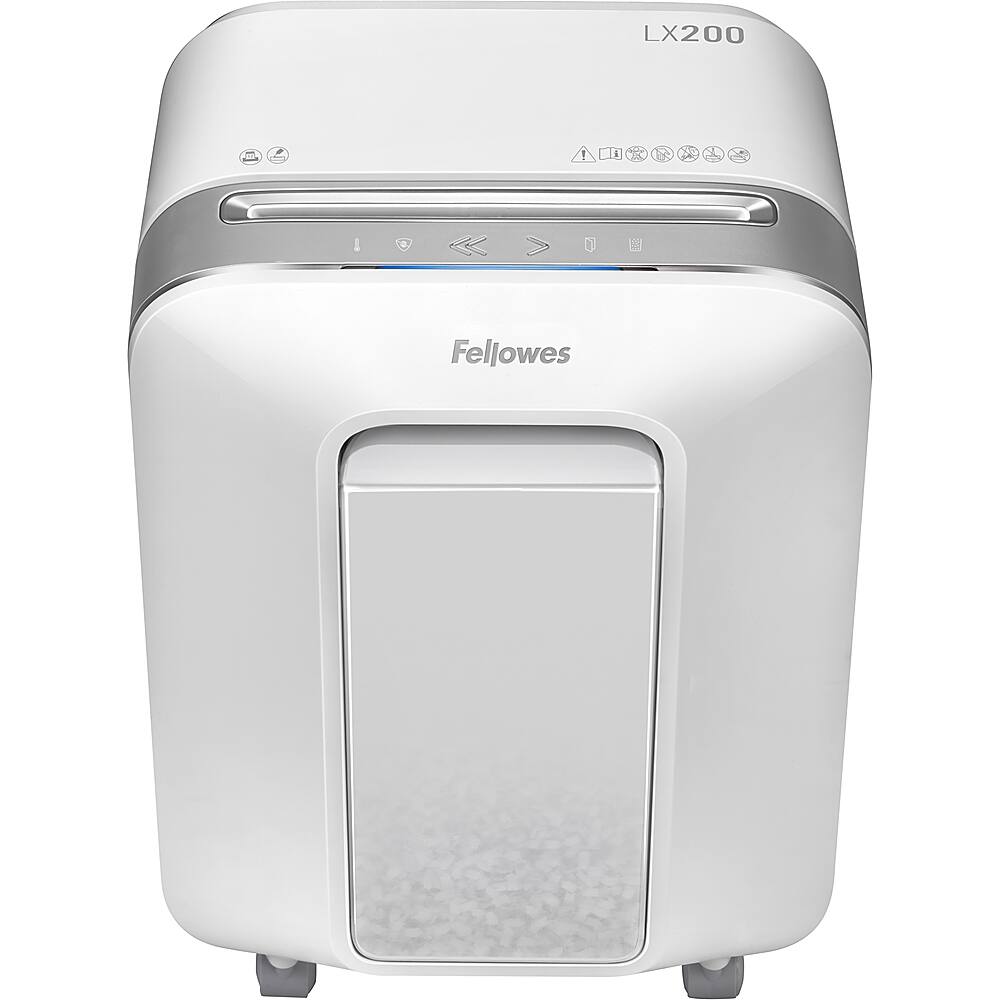 Fellowes LX200, 12 Sheet Micro Cut Paper Shredder White 5015101 - Best Buy