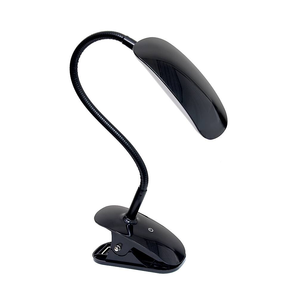 Best Buy: Simple Designs Flexi LED Rounded Clip Light Black LD2021-BLK