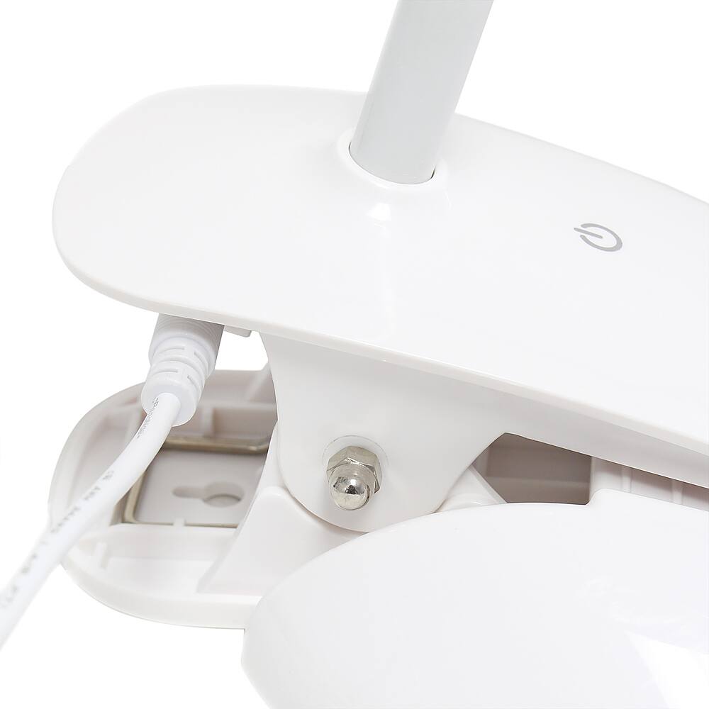 Best Buy: Simple Designs Flexi LED Rounded Clip Light Gray LD2021-GRY