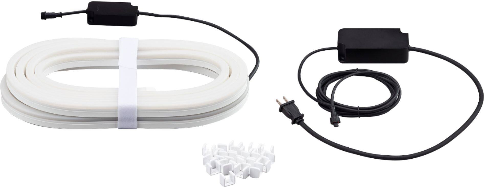 Philips Hue Outdoor Lightstrip 197 inch/16 foot White and Color Ambiance 555912 - Best Buy