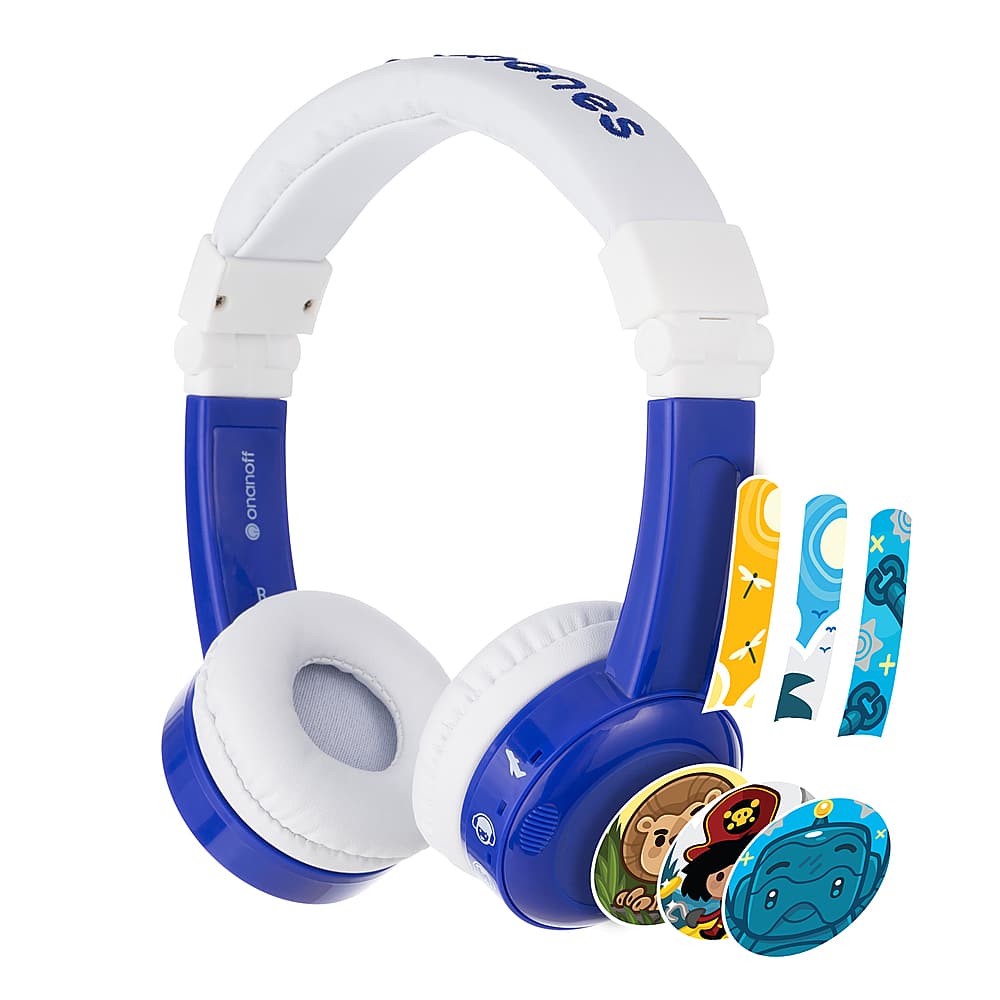 BuddyPhones Inflight Wired On Ear Headphones Blue 24757VRP - Best Buy