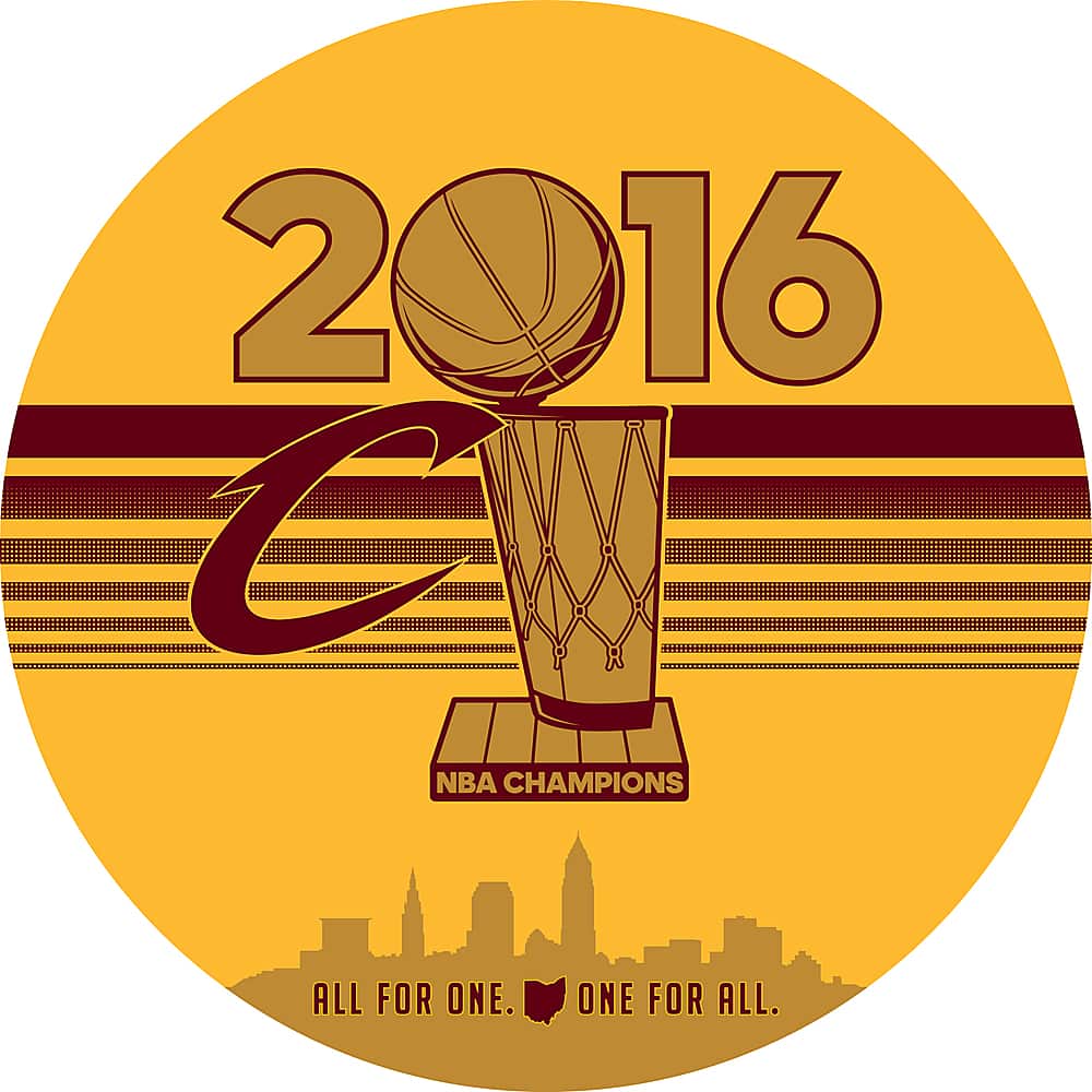 Best Buy: Cleveland Cavaliers 2016 NBA Champions Chrome Double Ring ...