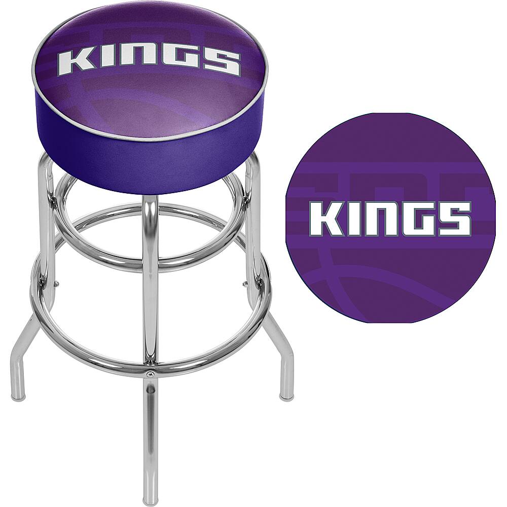 Best Buy: Sacramento Kings NBA Fade Padded Swivel Bar Stool Purple ...