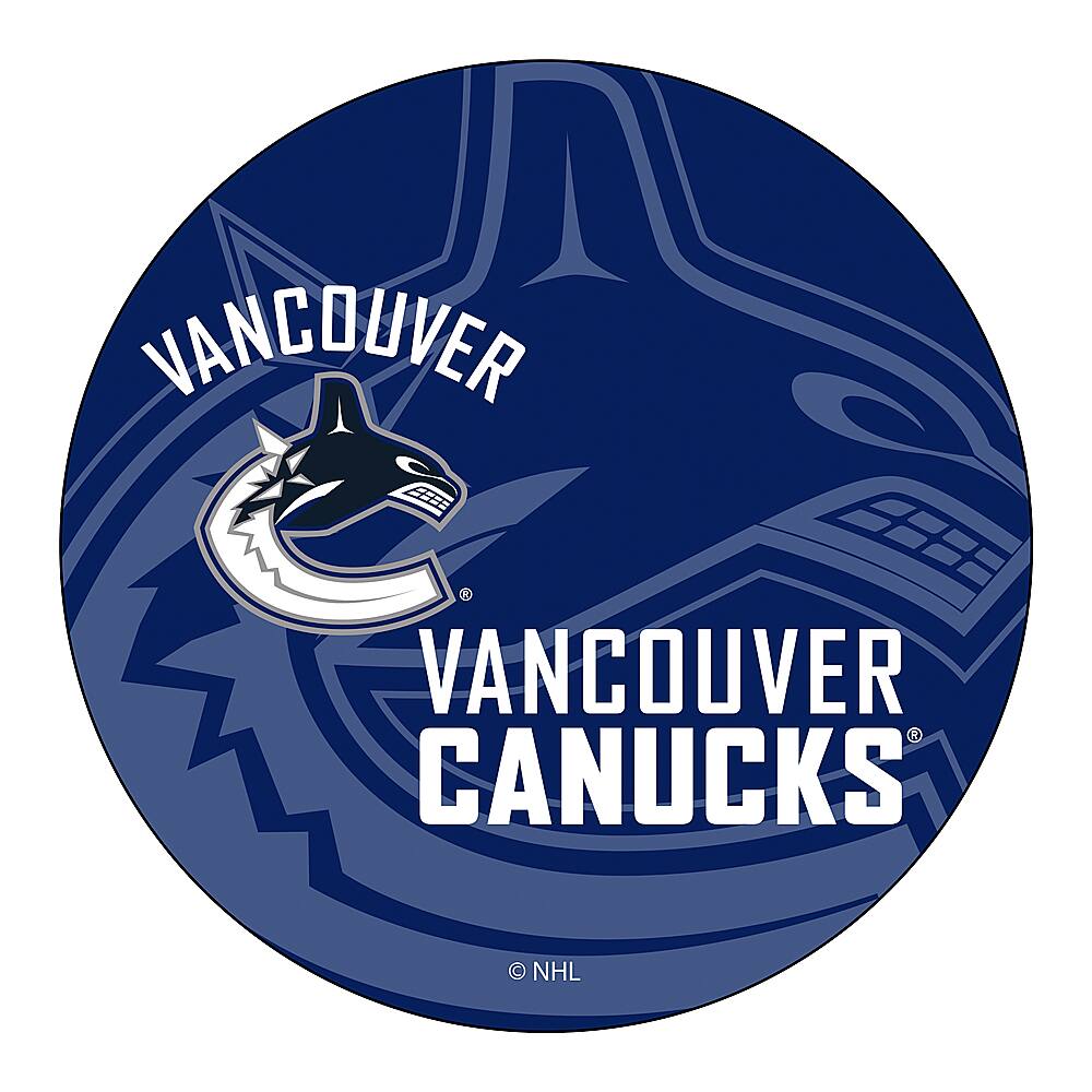 Best Buy: Vancouver Canucks NHL Watermark Padded Swivel Bar Stool Deep ...