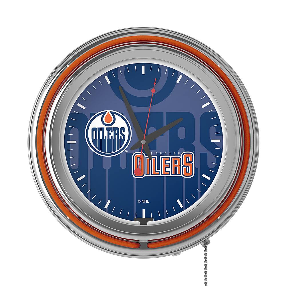 Customer Reviews: Edmonton Oilers NHL Watermark Chrome Double Ring Neon ...