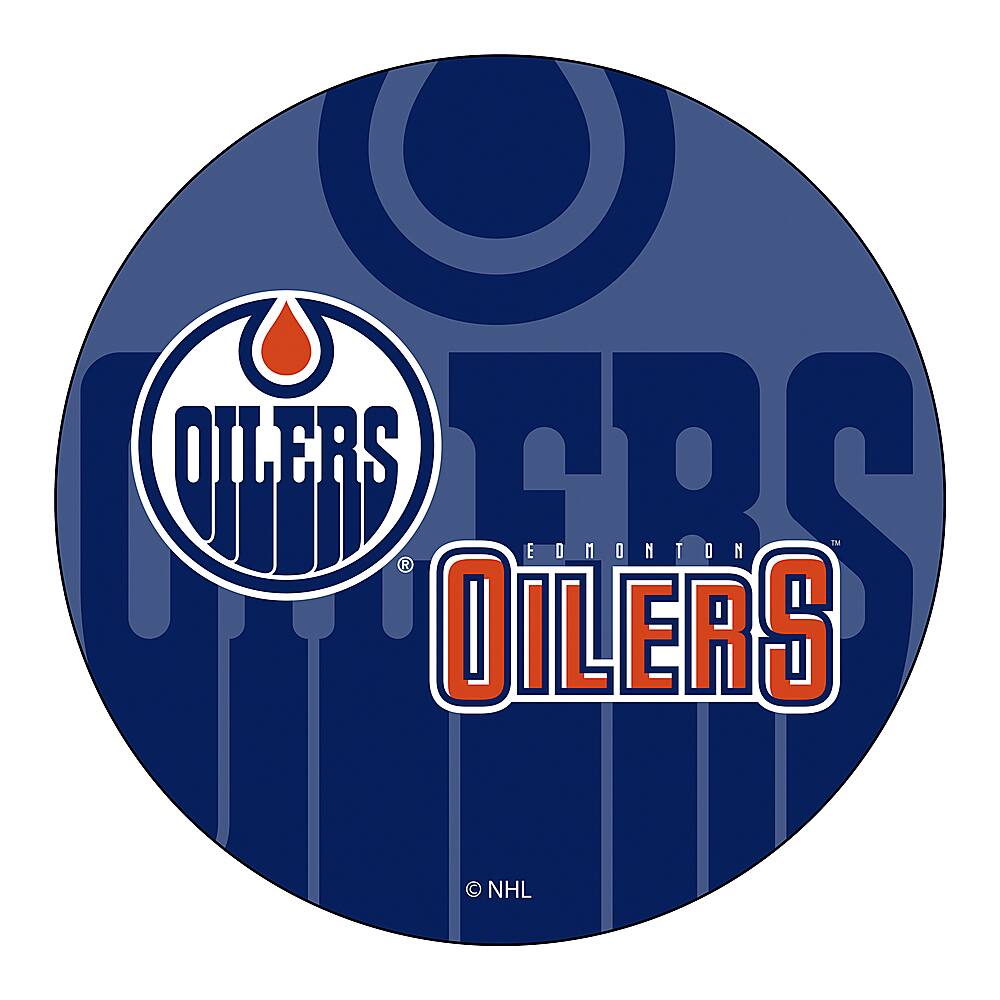 Best Buy: Edmonton Oilers NHL Watermark Padded Swivel Bar Stool Orange ...