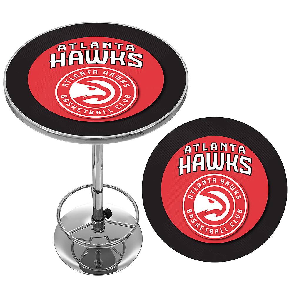 Best Buy: Atlanta Hawks NBA Chrome Pub Table Red, White, Black NBA2000-AH