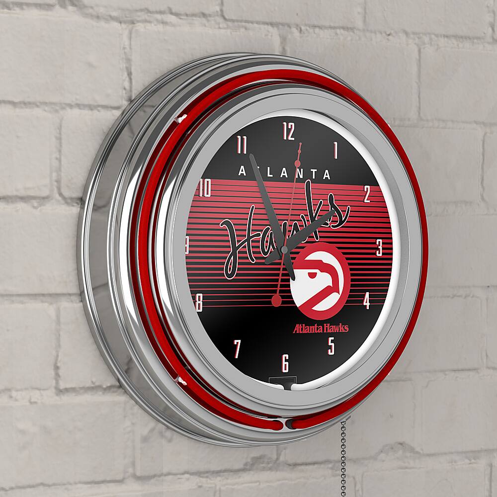 Best Buy: Atlanta Hawks NBA Hardwood Classics Chrome Double Ring Neon ...
