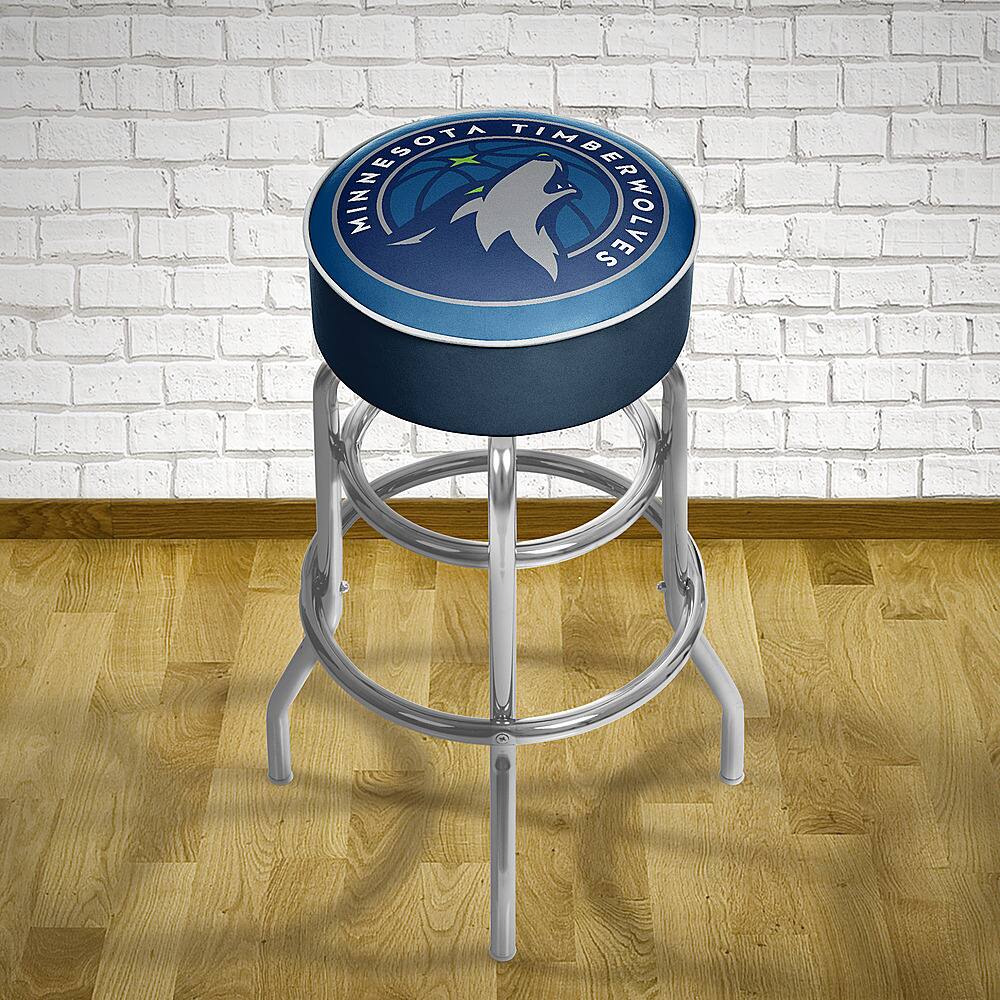 Best Buy: Minnesota Timberwolves NBA Padded Swivel Bar Stool Aurora ...