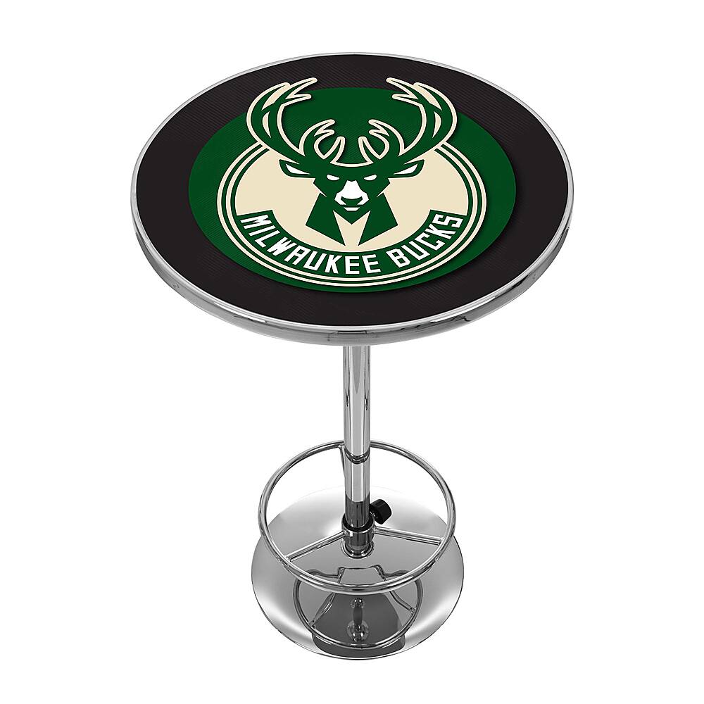 Best Buy: Milwaukee Bucks NBA Chrome Pub Table Good Land Green, Cream ...