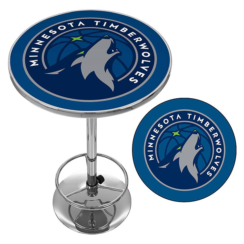 Best Buy: Minnesota Timberwolves NBA Chrome Pub Table Aurora Green ...