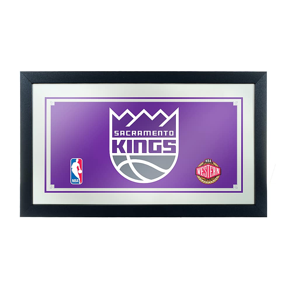 Best Buy: Sacramento Kings NBA Framed Bar Mirror Purple, Silver, Black ...
