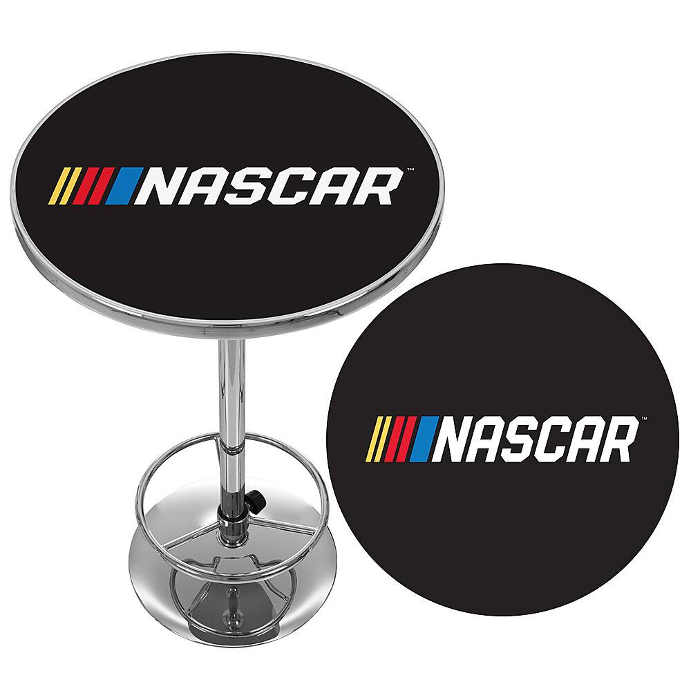 Best Buy: NASCAR Chrome Pub Table Black, White, Yellow, Red, Blue ...