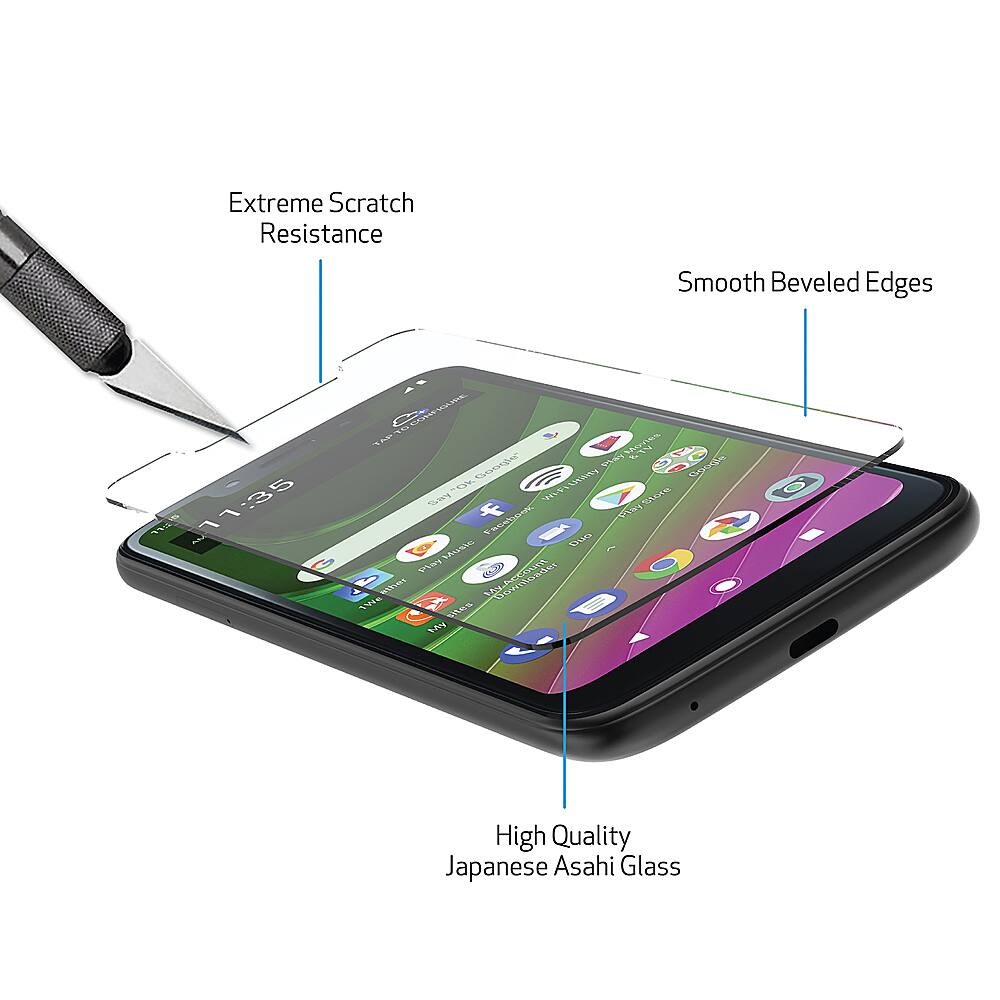 Best Buy: DuraGlass Screen Protector for Moto g7 Optimo and Moto g7 ...