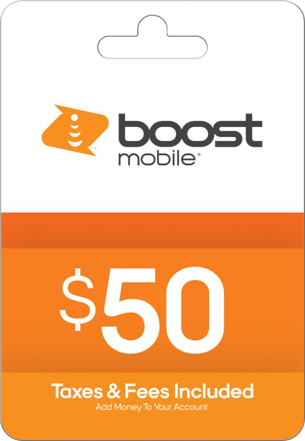 Boost Mobile Re Boost $50 Prepaid Phone Card Boost Mobile $50 - Best Buy