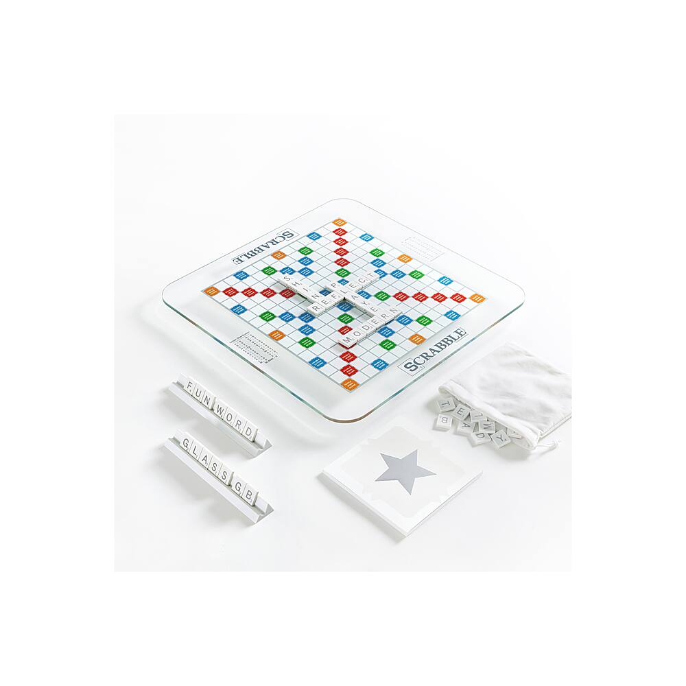 Best Buy: Winning Solutions Scrabble Board Game Glass Edition 27110