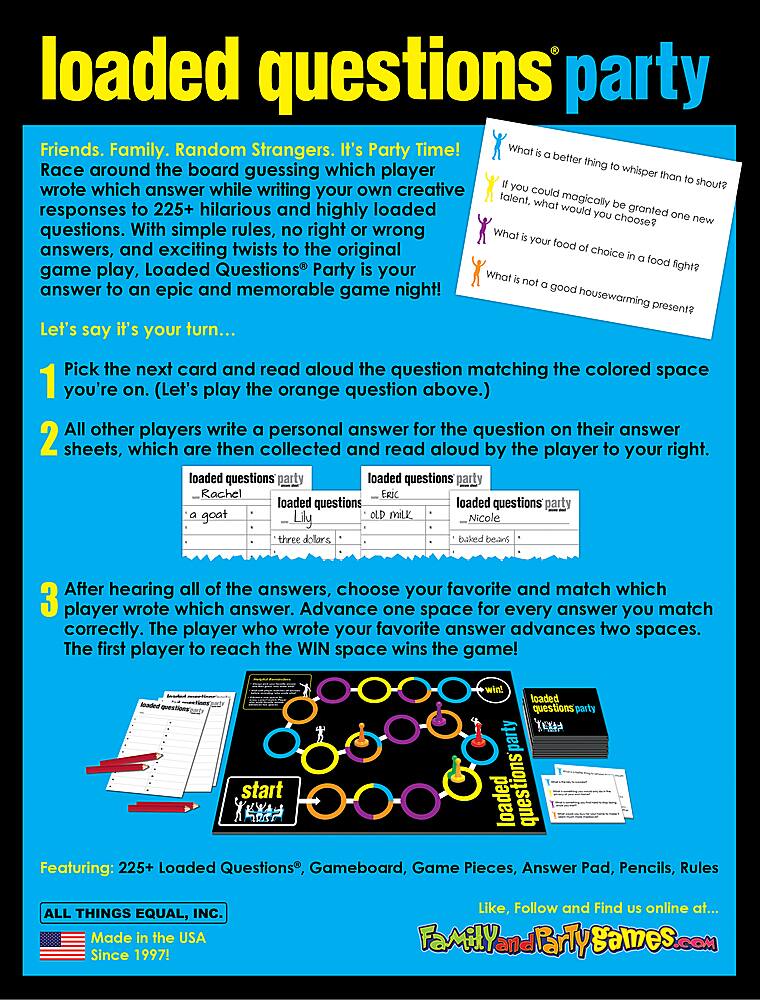 Best Buy: All Things Equal Loaded Questions Party 12414