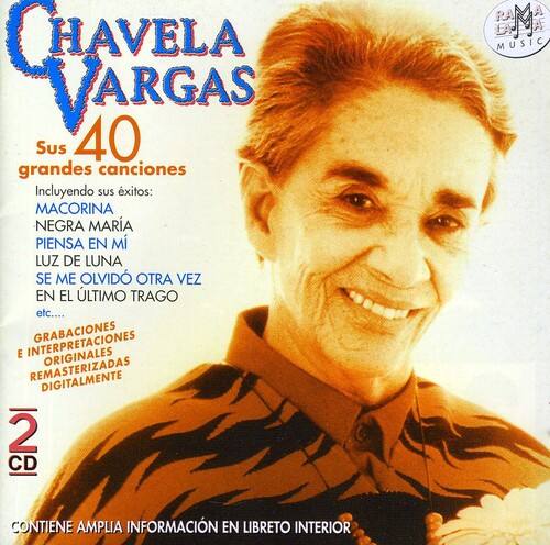 Chavela Vargas Sus Cuarenta Grandes Canciones COMPACT DISCS [CD] - Best Buy