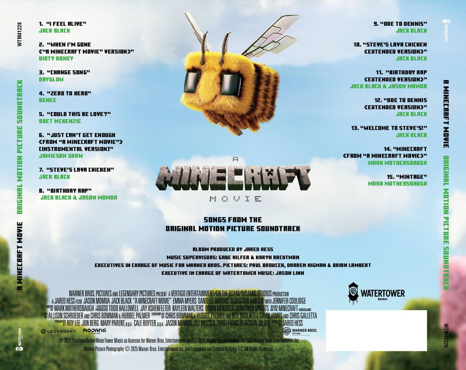 Minecraft Movie / O.S.T A Minecraft Movie (Songs from the Original ...
