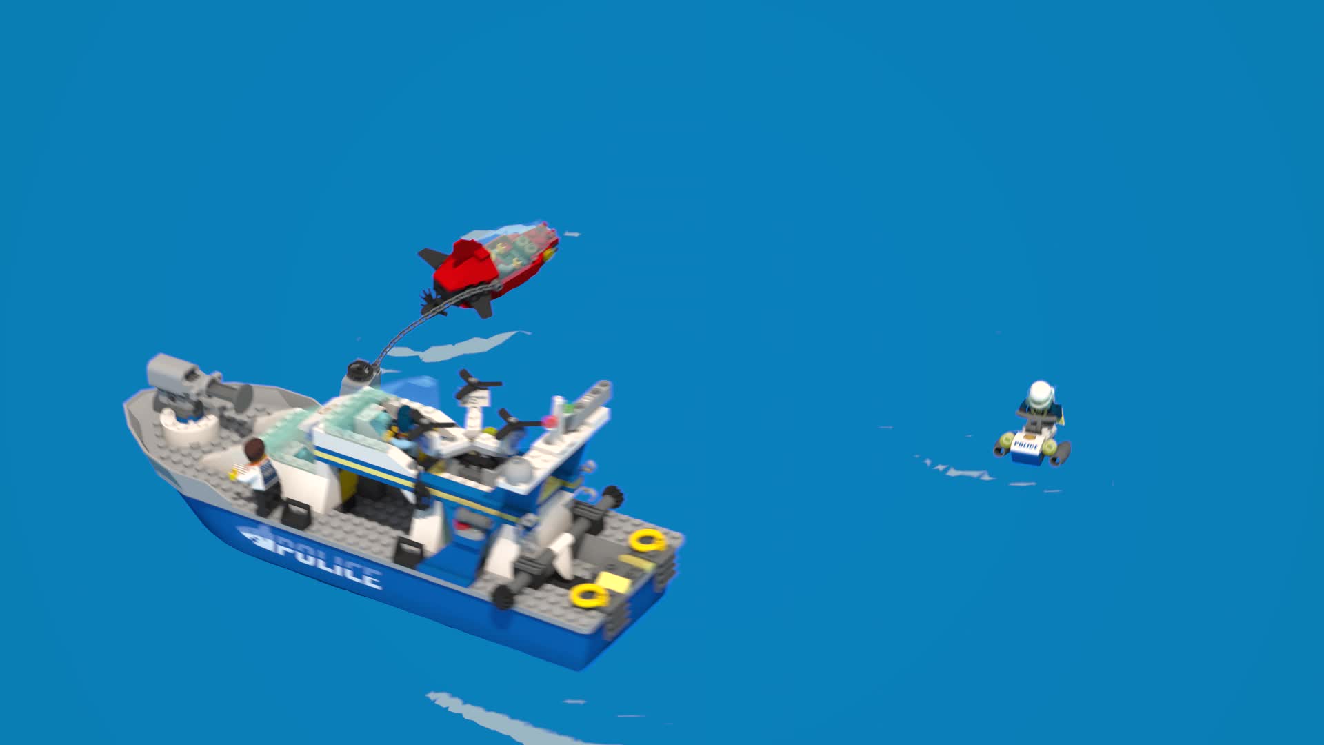 LEGO City Police Patrol Boat 60277 6332434 - Best Buy